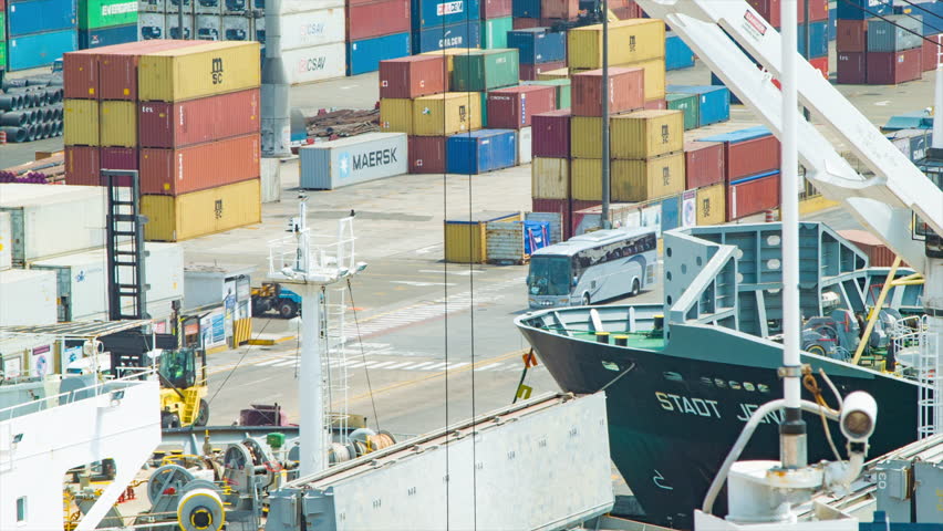 Lima, Peru - 2015: Port Stock Footage Video (100% Royalty-free ...