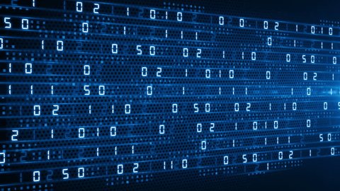 Technology Background Abstract Digital Code Motion Stock Footage Video ...