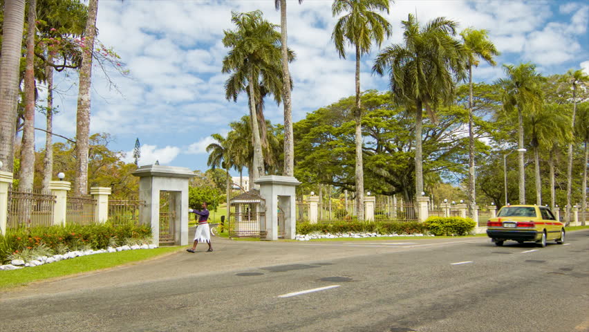suva fiji - 2016 government house : vidéo de stock (100 % libre de ...