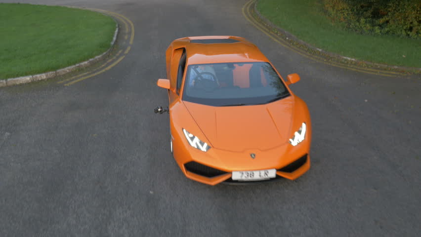 Aerial Footage of Lamborghini Aventador Stock Footage Video (100% ...