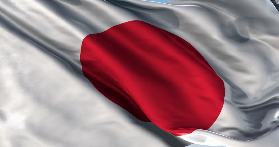Ultra Realistic Looping Flag: Japan Stock Footage Video (100% Royalty ...