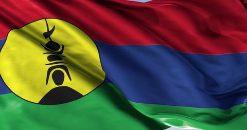 Ultra Realistic Looping Flag Kanaky Stock Footage Video (100% Royalty ...