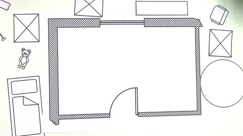 Blank Engineering Drawing Sheet Stock Vector (Royalty Free) 172215269 ...