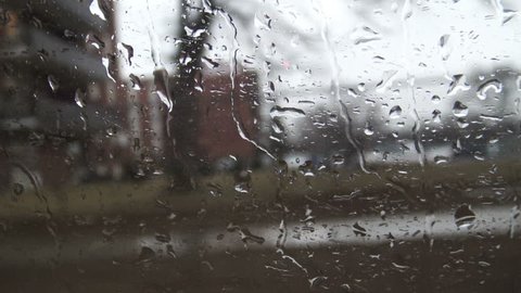 rain drops into endless ocean close Stock Footage Video (100% Royalty ...