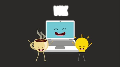 Animated Work Design Video Animation Stock Footage Video (100% Royalty ...