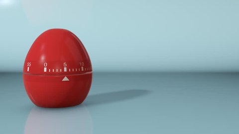 One Egg Timer Countdown Empty Space Stock Footage Video (100% Royalty ...