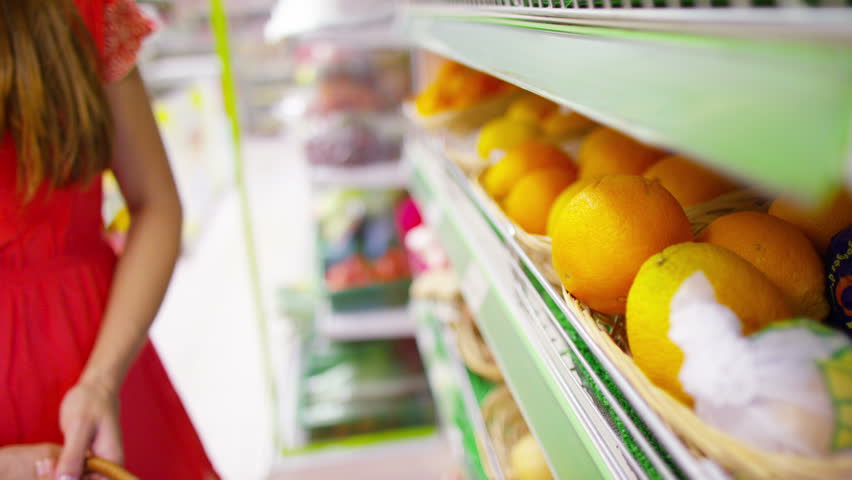 4k Young Woman Putting Food Stock Footage Video (100% Royalty-free ...