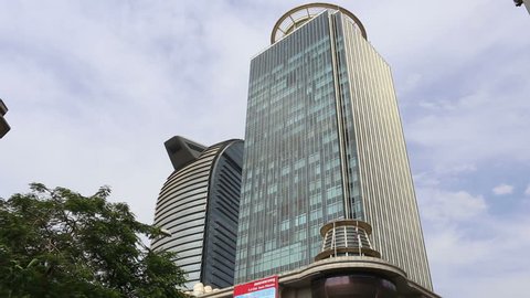 Canadia Tower Phnom Penhcambodia Circa February Stock Footage Video ...