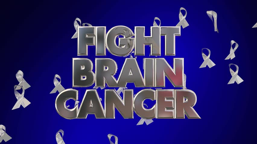 fight brain cancer disease ribbons awareness Stock Footage Video (100% ...