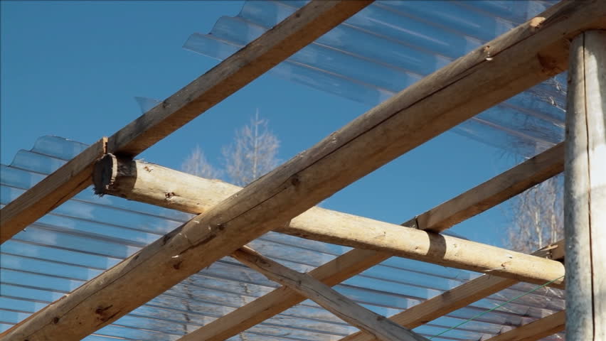 Strange Abandoned Little Cottage in Stock Footage Video (100% Royalty ...