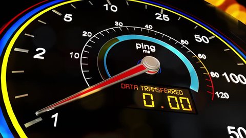 4k Internet Bandwith Download Upload Speed Stock Footage Video (100% ...