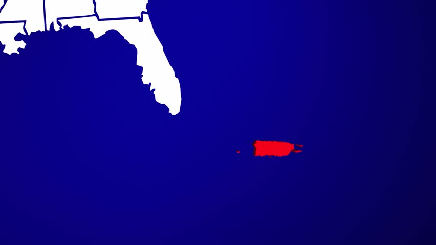 Puerto Rico Pr Territory United Stock Footage Video (100% Royalty-free ...