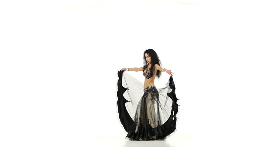 beautiful young exotic belly dancer shaking Stock Footage Video (100% ...