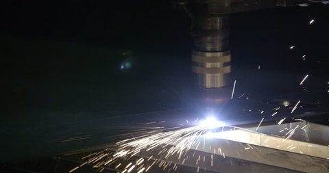 Ray Lights Machine While Going Through Stock Footage Video (100% ...