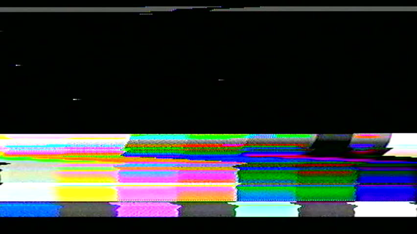 Television Color Bars Vhs Bad Signal Stock Footage Video (100% Royalty ...