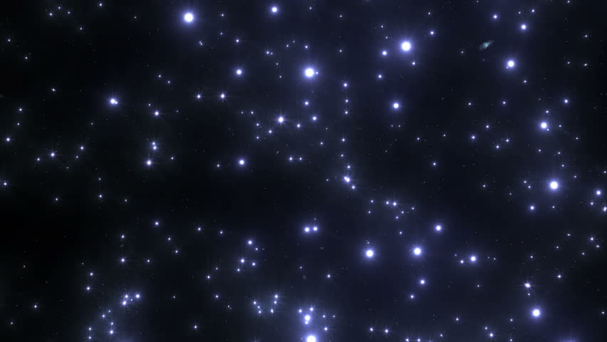 beautiful night sky twinkle stars loopable Stock Footage Video (100% ...