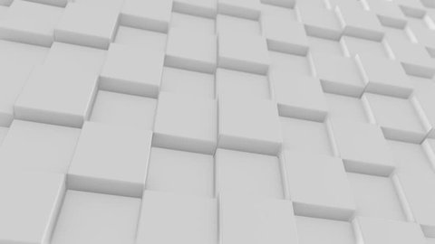 3d Cubes Animation Background White Stock Footage Video (100% Royalty ...