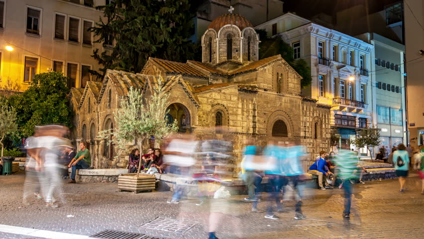 Athens, Greece - October 2015: Stock Footage Video (100% Royalty-free ...