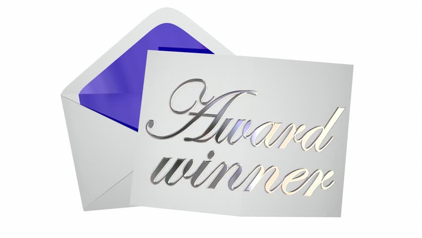 Award Winner Opening Envelope Competition Stock Footage Video (100% ...