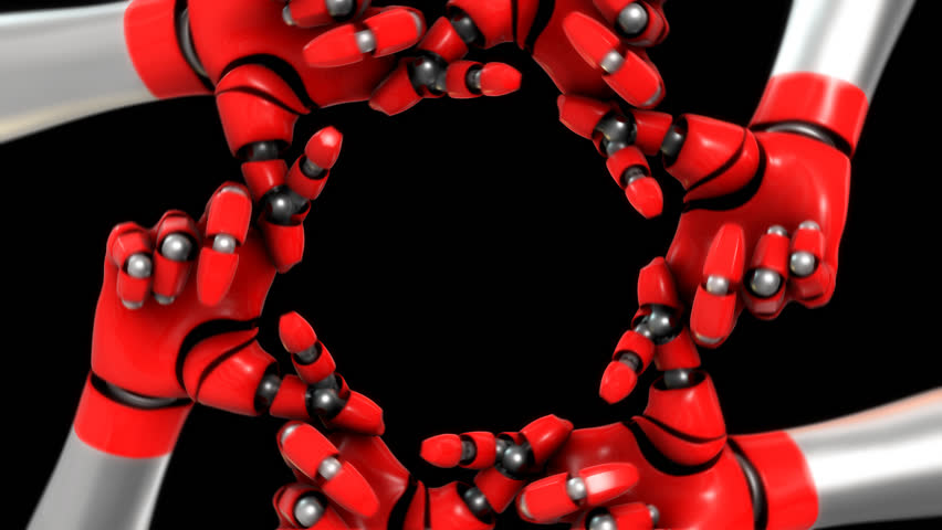 3d hands frame motivational 4k video Stock Footage Video (100% Royalty ...