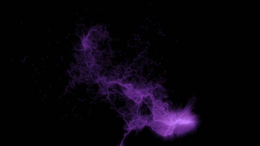 magic energy background purple on black Stock Footage Video (100% ...