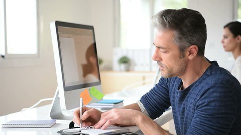 Man Writing Codes On Computer Stock Photo 427473040 | Shutterstock