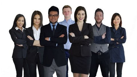 Group Asian Business People Isolated On Stock Photo (Edit Now) 385556902