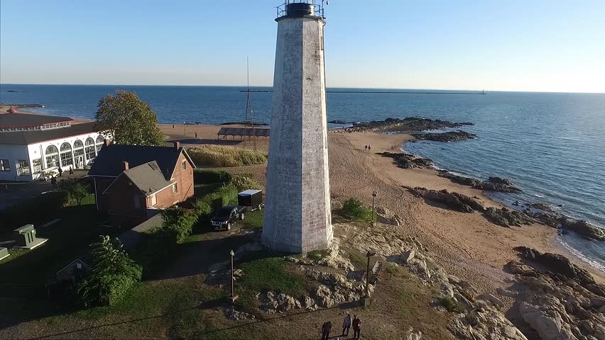 Five Mile Point Lighthouse in New Haven, Connecticut image - Free stock ...