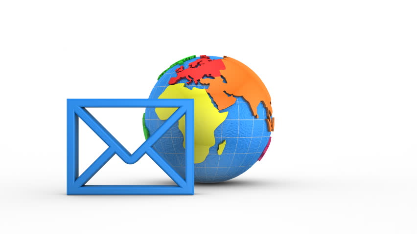 Contact Us Animation. White Background, Stock Footage Video (100% ...