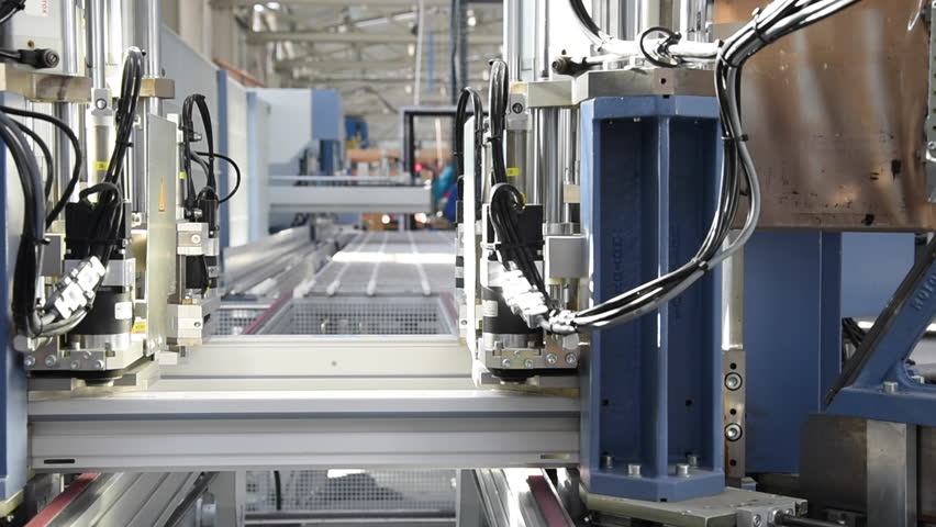 Automatic Line Machine for Sticking Stock Footage Video (100% Royalty ...