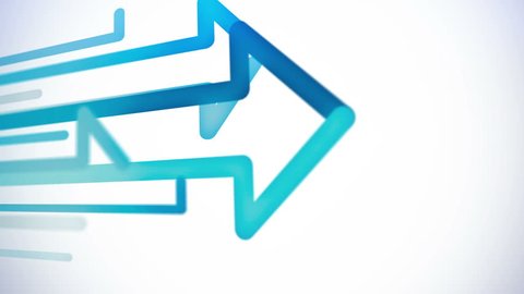 Animation Group Arrow Sings Moving Forward Stock Footage Video (100% ...