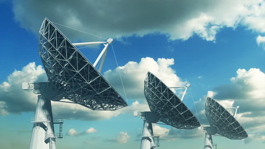 array satellite dishes Stock Footage Video (100% Royalty-free) 1583659 ...