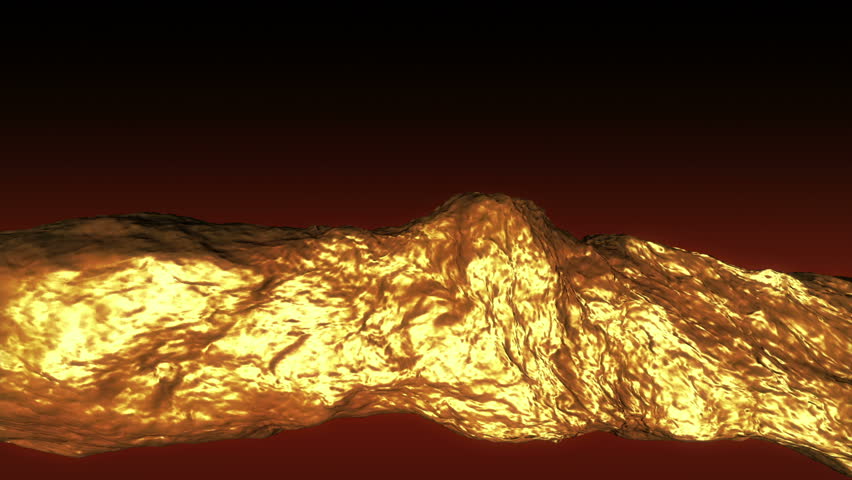 Lava, Molten Metal or Liquid. Stock Footage Video (100% Royalty-free ...