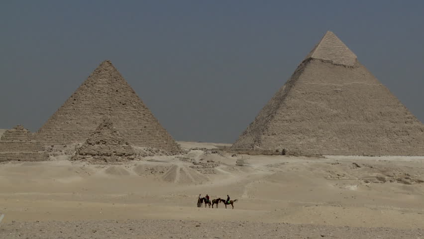 Extreme Long Shot of Pyramids, Stock Footage Video (100% Royalty-free ...