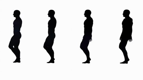 Male Side Pose Character Side Pose Stock Vector (Royalty Free) 621225683