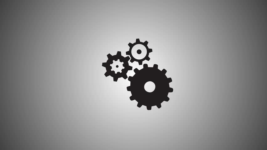 close cogwheels animation business cooperation symbol Stock Footage ...