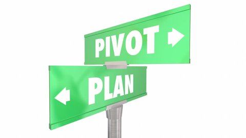 Plan Vs Pivot Change Direction New Stock Footage Video (100% Royalty ...
