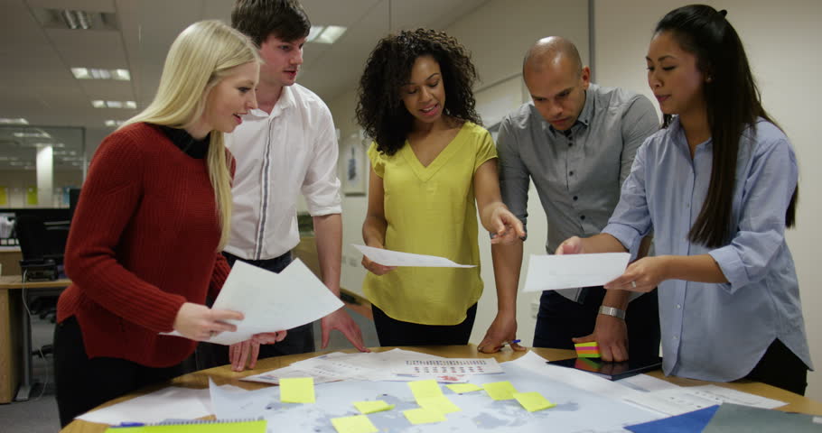 african american team leader discussing future Stock Footage Video (100 ...