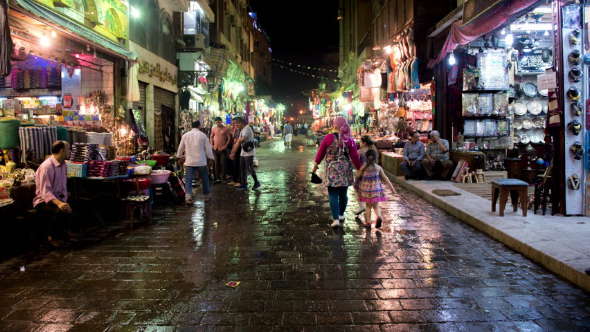 Time Lapse of Street Bazaar Stock Footage Video (100% Royalty-free ...