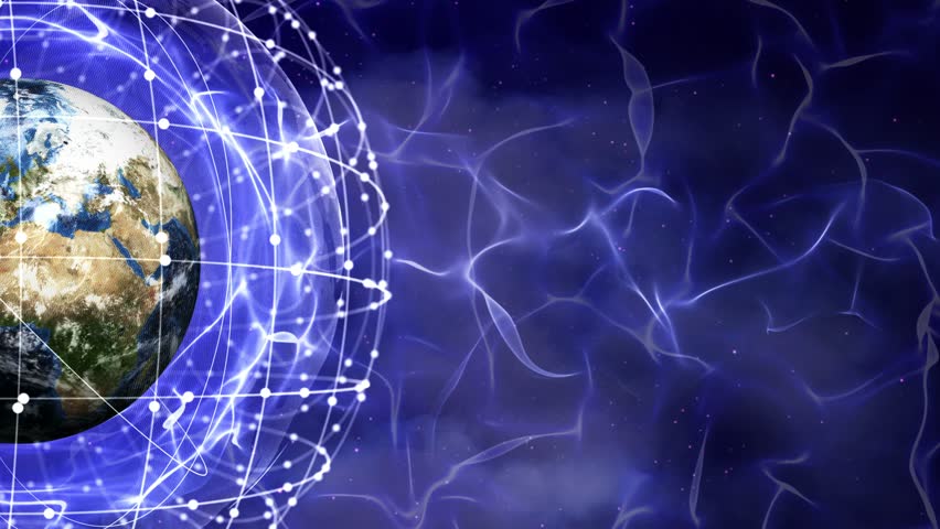 earth connection network concept loop 4k Stock Footage Video (100% ...