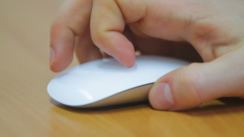 hand clicking computer mouse Stock Footage Video (100% Royalty-free ...