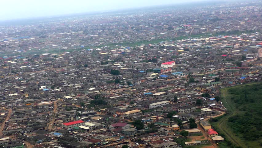 2016 lagos nigeria 4k aerial shot Stock Footage Video (100% Royalty ...