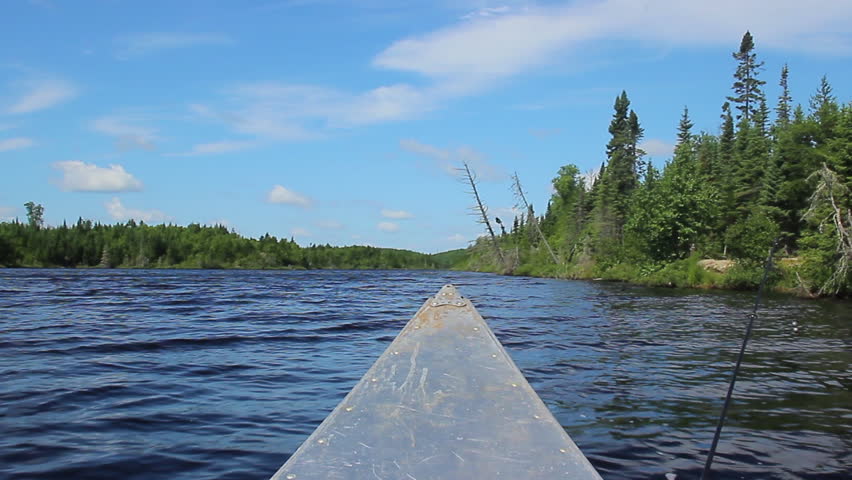 Canoer paddling on a lake image - Free stock photo - Public Domain ...