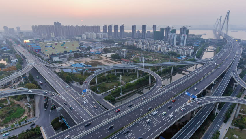 Time Lapse of the Wuhan : vidéo de stock (100 % libre de droit ...