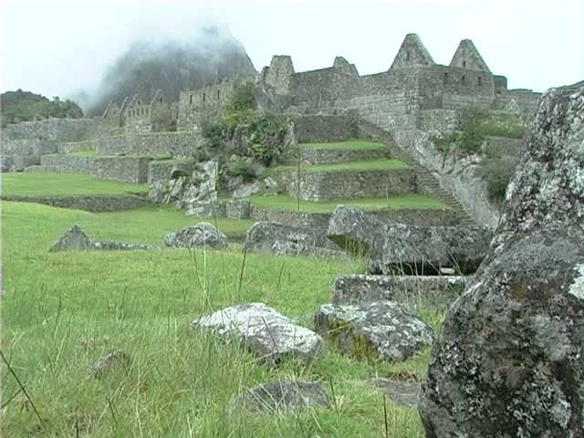 Ancient Stone Fort at Machu Picchu, Peru image - Free stock photo ...