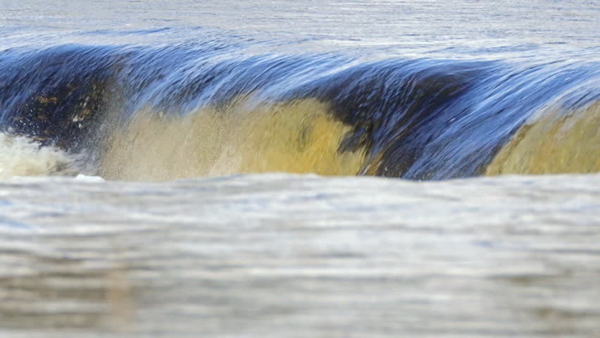 vimba fish jumping europe's widest waterfall Stock Footage Video (100% Royalty-free) 16058638 ...