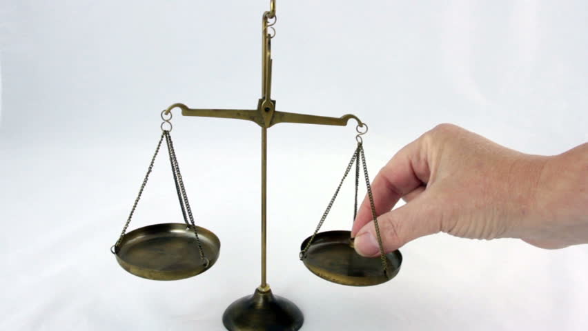 magical scales justice black white animation Stock Footage Video (100% ...