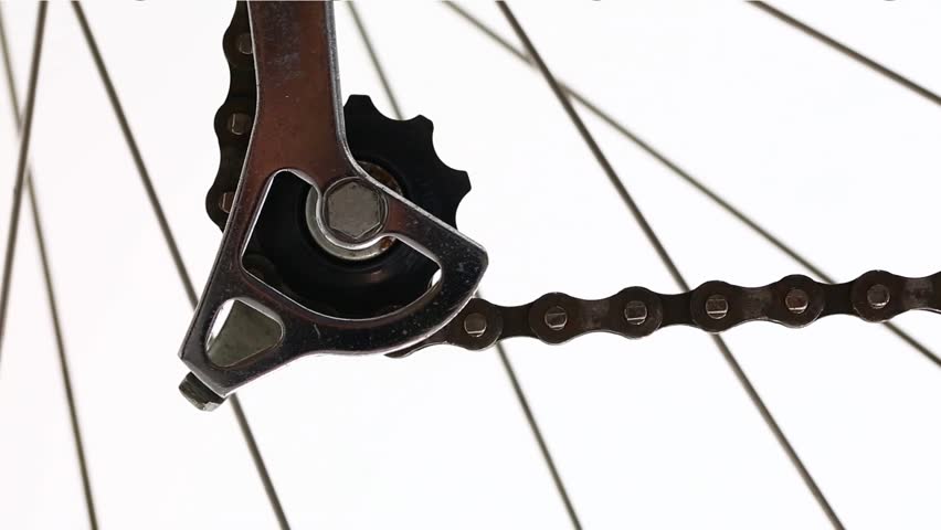 Bicycle Wheel and Gears Rotating Stock Footage Video (100% Royalty-free ...