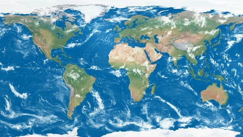 Full 4k Res Animation Colourful Earth Stock Footage Video (100% Royalty ...