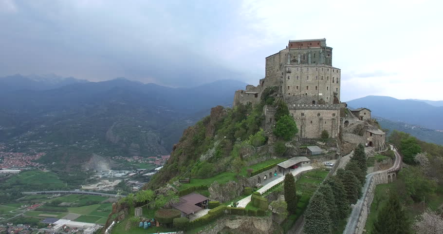 Aerial View Over Val Susa Turin Stock Footage Video (100% Royalty-free ...